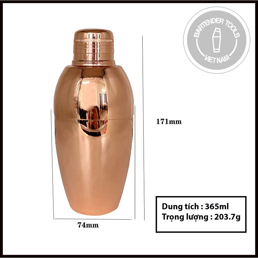 Shaker birdy 350ml - Inox 304 - bartendertools