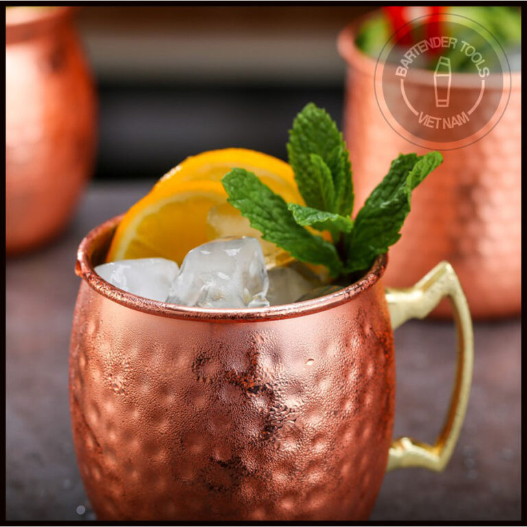 Mug Cup - Ly cocktail inox tổ ong - bartendertools